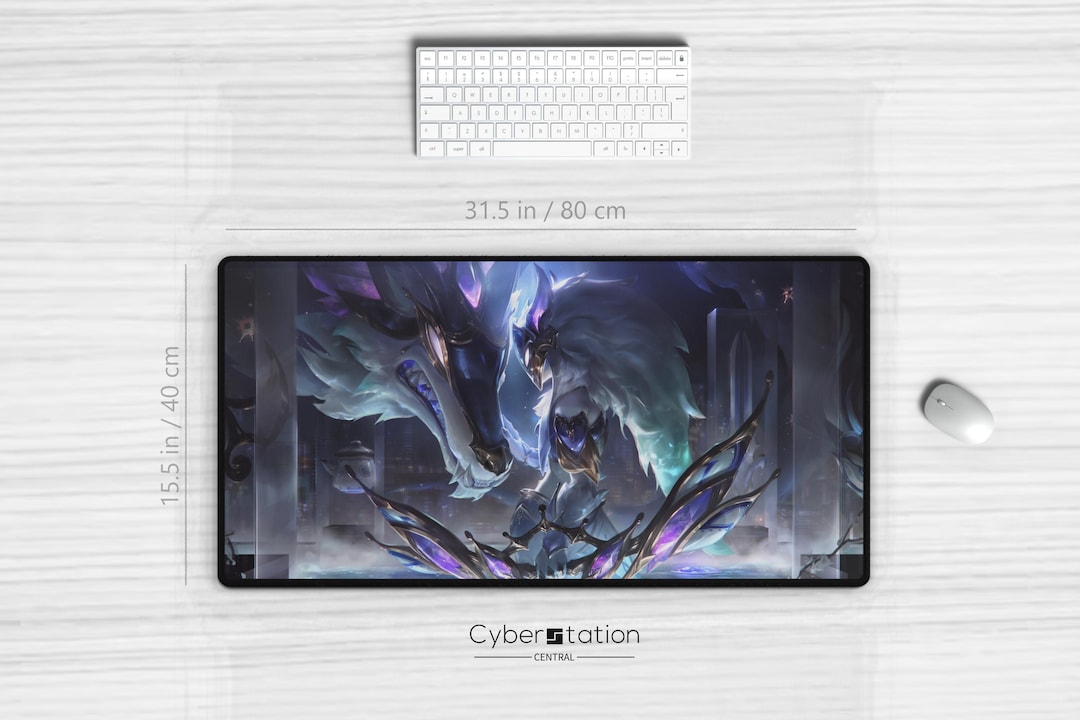 LEAGUE of LEGENDS - Gaming Desk Mat | KINDRED | 31.5 X 15.5 in / 80 X ...