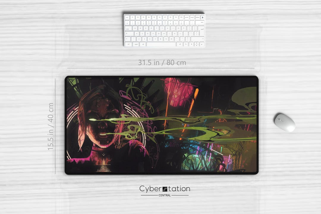 ARCANE Gaming Desk Mat CHEM BARONS 31.5 X 15.5 in / 80 X 40 Cm Madame ...