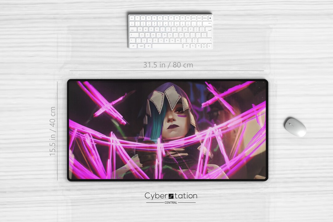 ARCANE Gaming Desk Mat JINX 31.5 X 15.5 in / 80 X 40 Cm Get Jinxed ...
