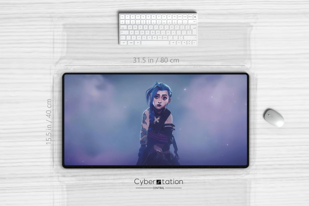 ARCANE - Gaming Desk Mat | JINX | 31.5 X 15.5 in / 80 X 40 Cm - Hello ...