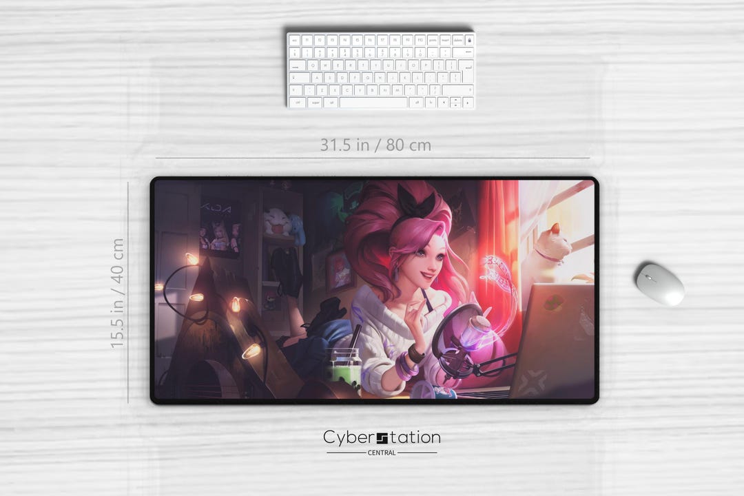 LEAGUE of LEGENDS - Gaming Desk Mat | SERAPHINE | 31.5 X 15.5 in / 80 X ...