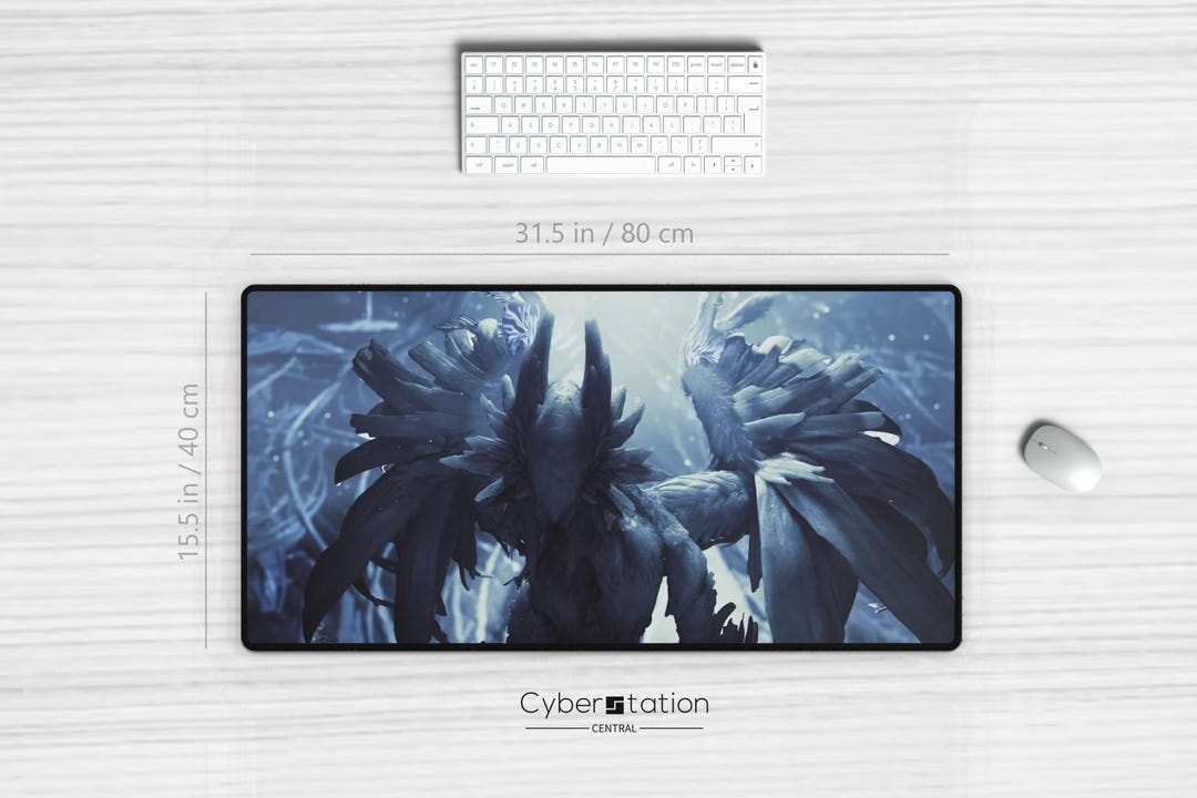 MONSTER HUNTER - Gaming Desk Mat | Zoh Shia | 31.5 X 15.5 in / 80 X 40 ...