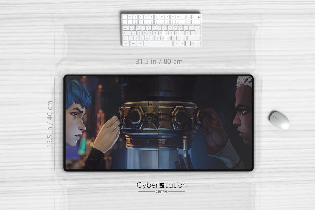 ARCANE - Gaming Desk Mat | EKKO POWDER | 31.5 X 15.5 in / 80 X 40 Cm ...