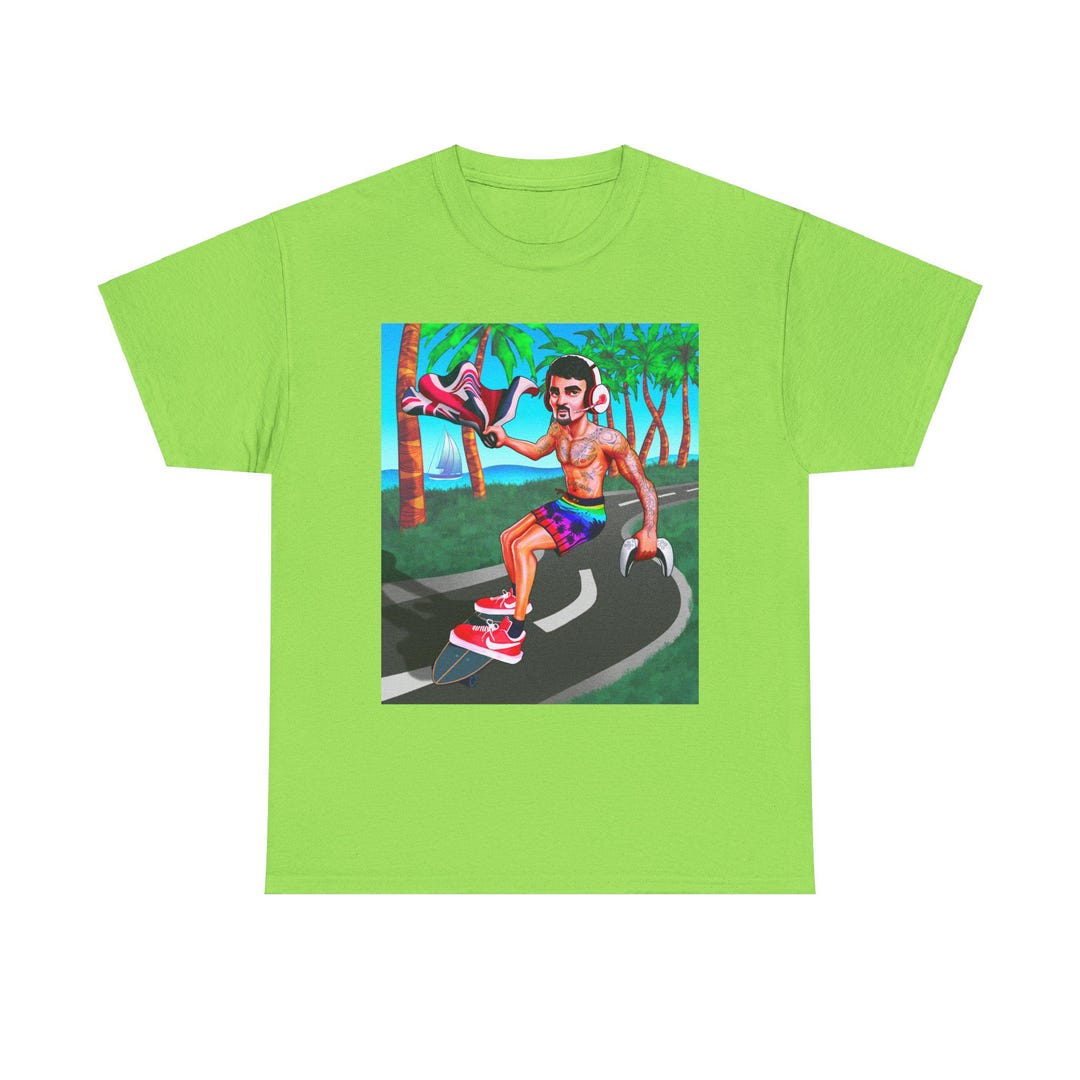 Max Holloway Skateboarding Design Unisex Heavy Cotton Tee - Etsy