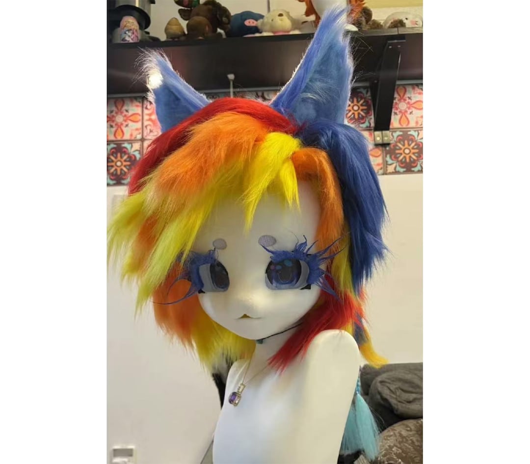 Kawaii My Little Pony Furry Fursuit Kig Head, Custom Fursuit Mask Head ...