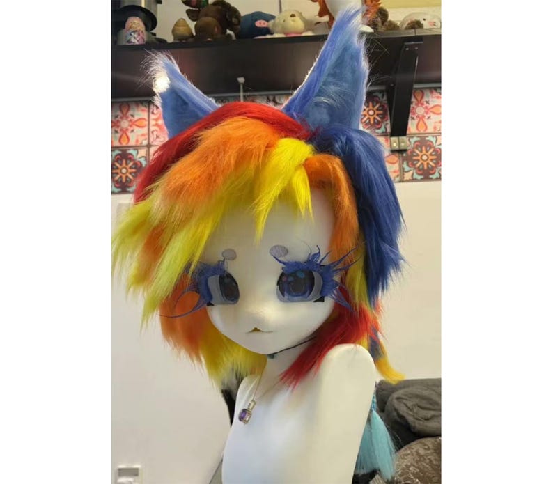 Kawaii My Little Pony Furry Fursuit Kig Head, Custom Fursuit Mask Head ...