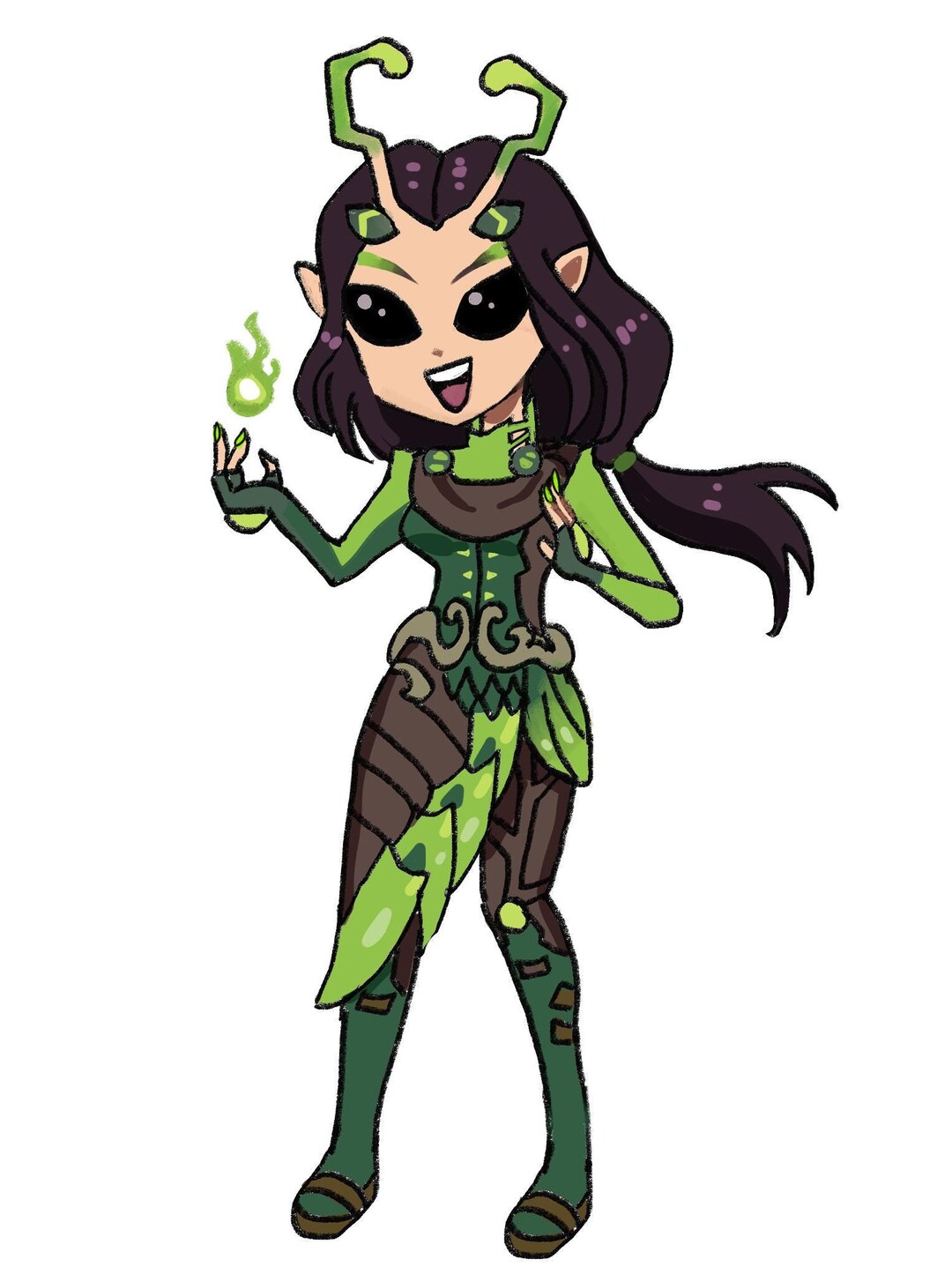 Marvel Rivals Mantis Epoxy Keychain - Etsy