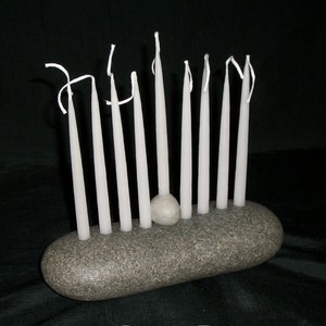 Stone Menorah - Etsy