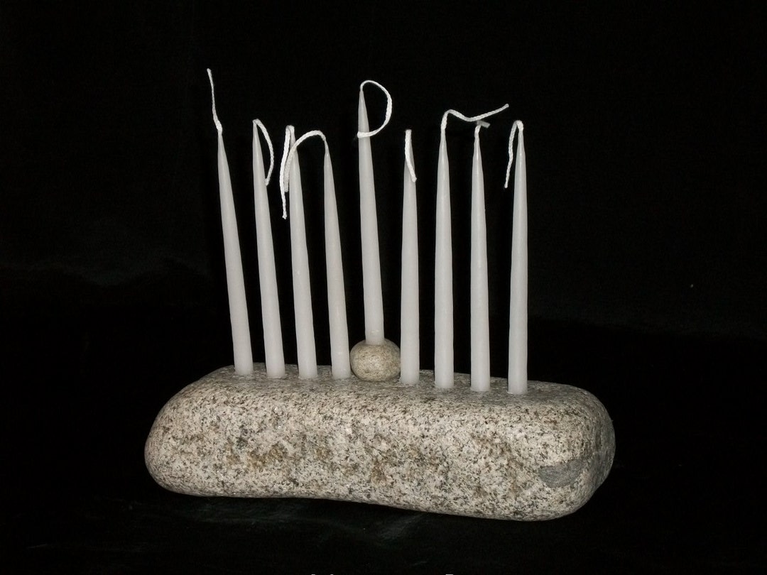 Stone Menorah - Etsy
