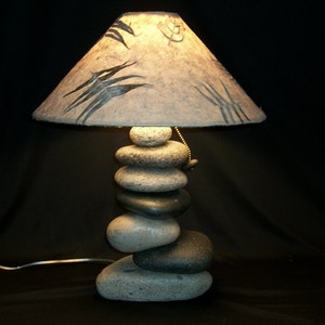 STONE Lamp....large Balance Rock Lamp - Etsy