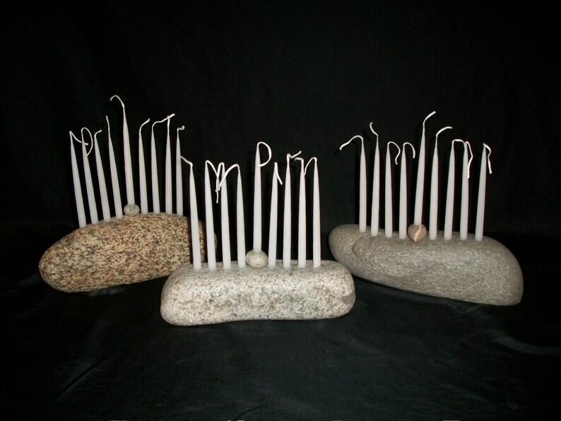 Stone Menorah - Etsy