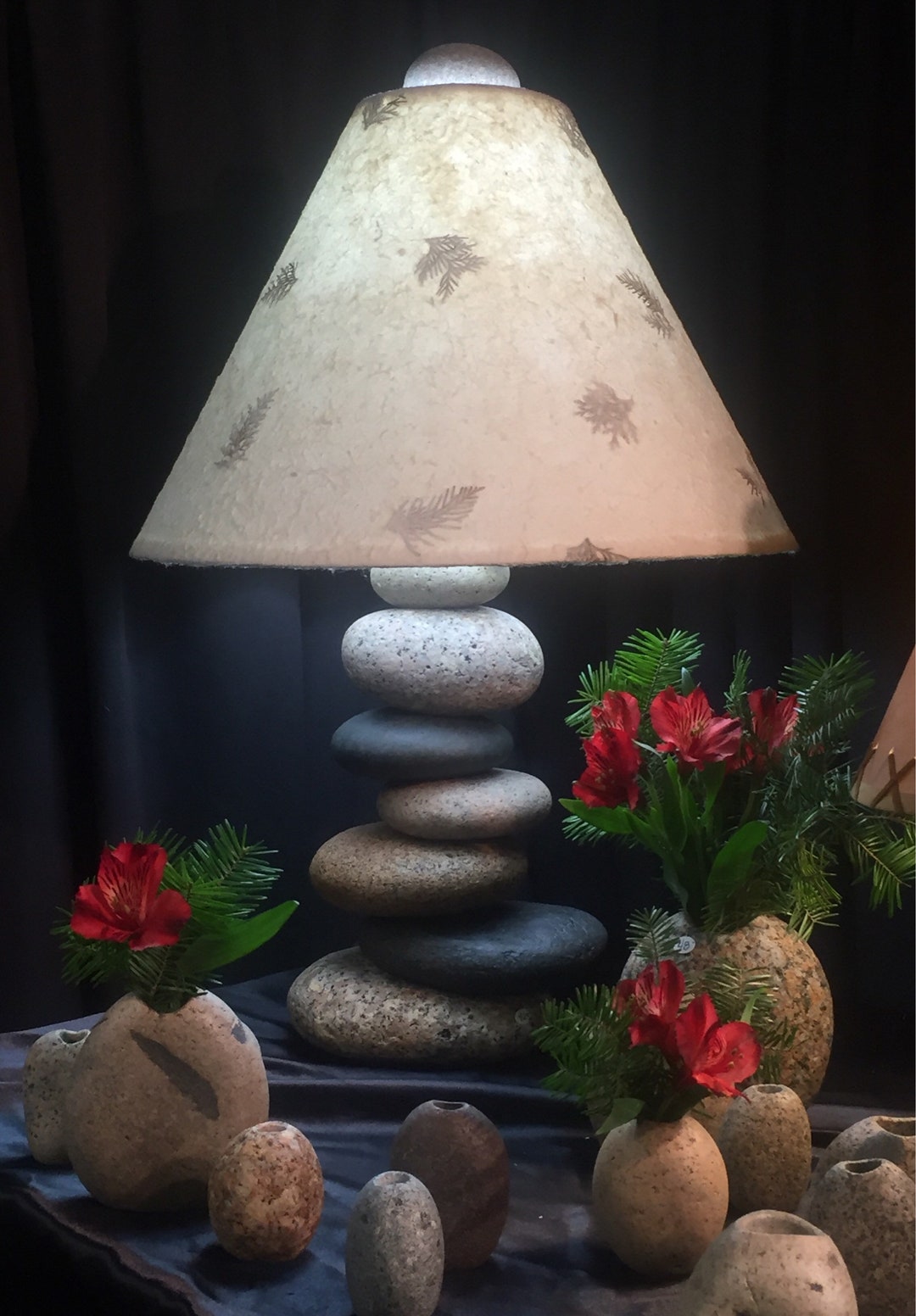 STONE Lamp....large Balance Rock Lamp - Etsy