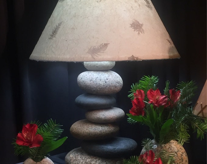 STONE Lamp....large Balance Rock Lamp - Etsy
