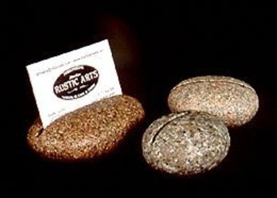 Stone Business Card Holder - Etsy