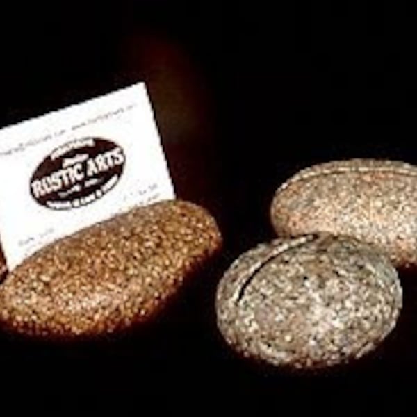 Stone Business Card - Etsy