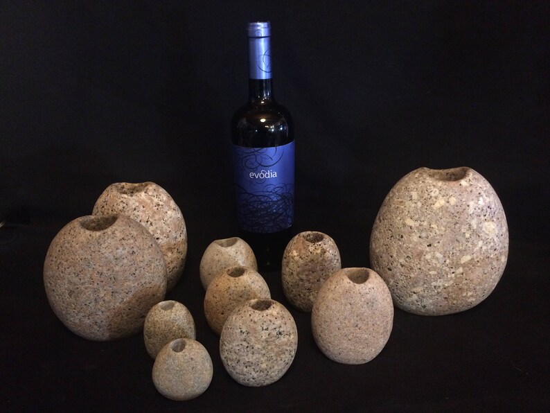 Natural Stone Vase 4-5 " - Etsy