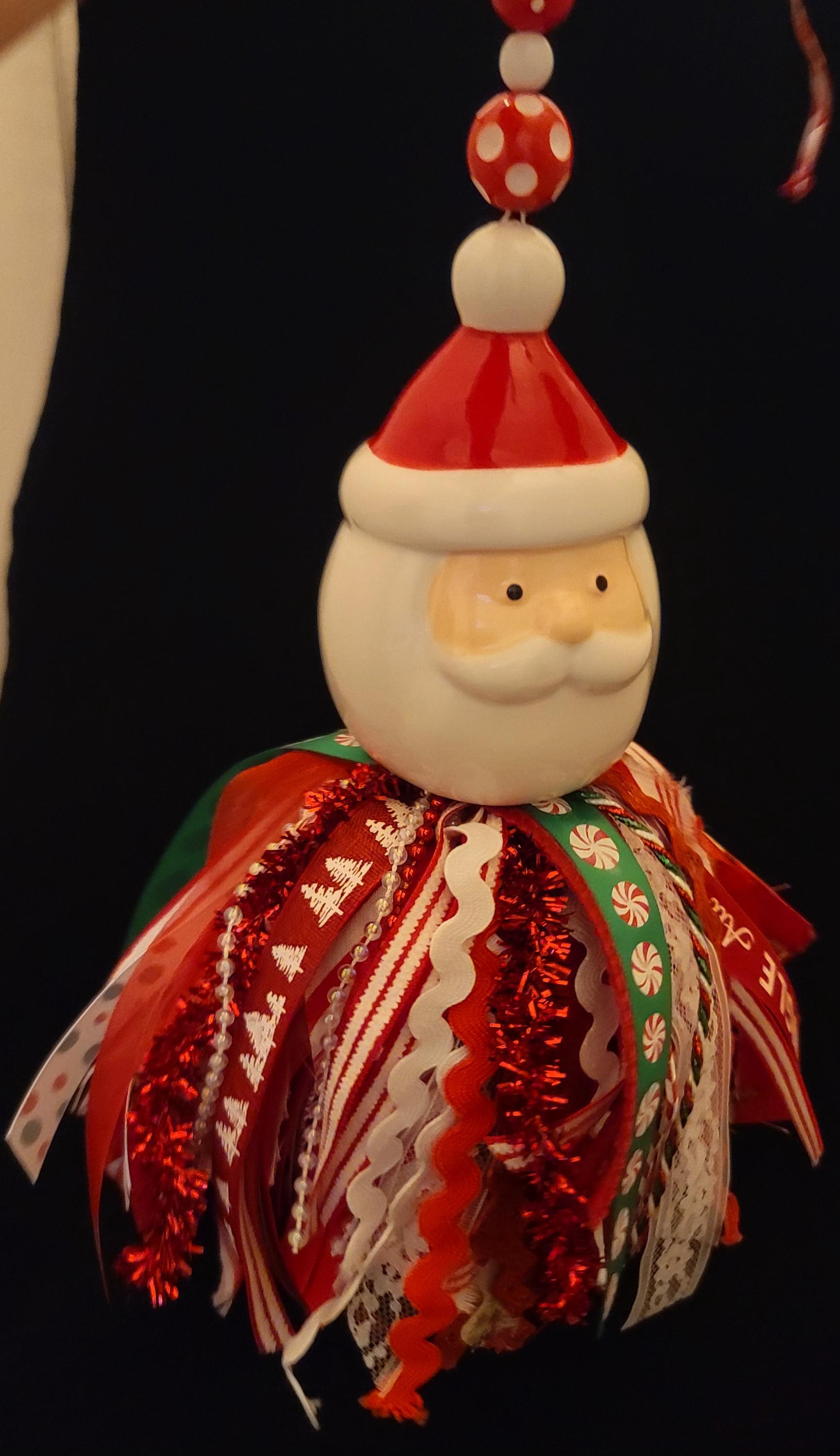 Upcycled Christmas Salt Shaker Tassel Santa Claus - Etsy
