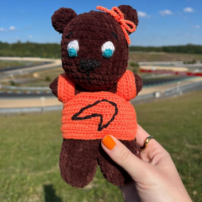 F1 Crochet Teddy Bear PDF Pattern – Beginner Friendly Amigurumi ...