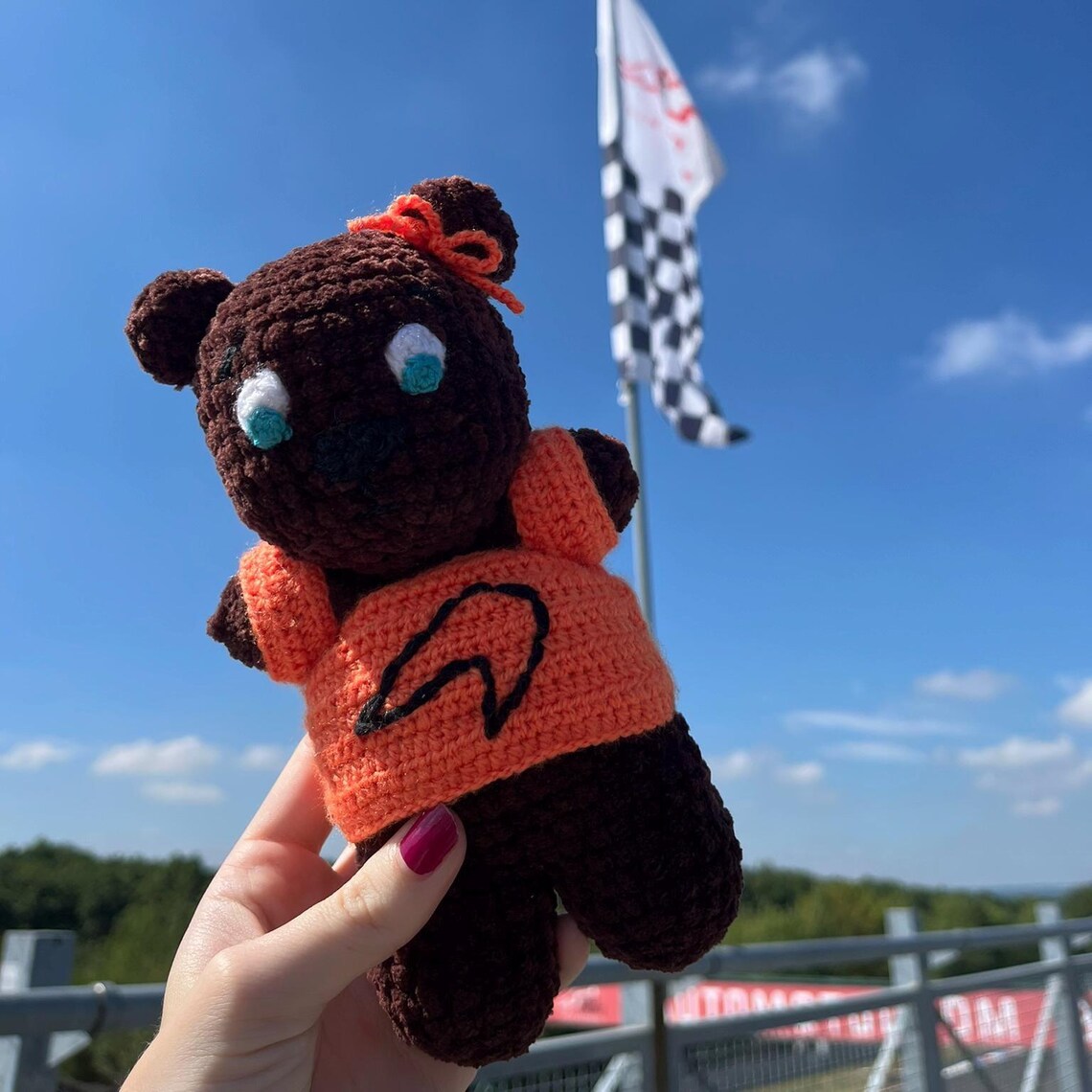 F1 Crochet Teddy Bear PDF Pattern – Beginner Friendly Amigurumi ...