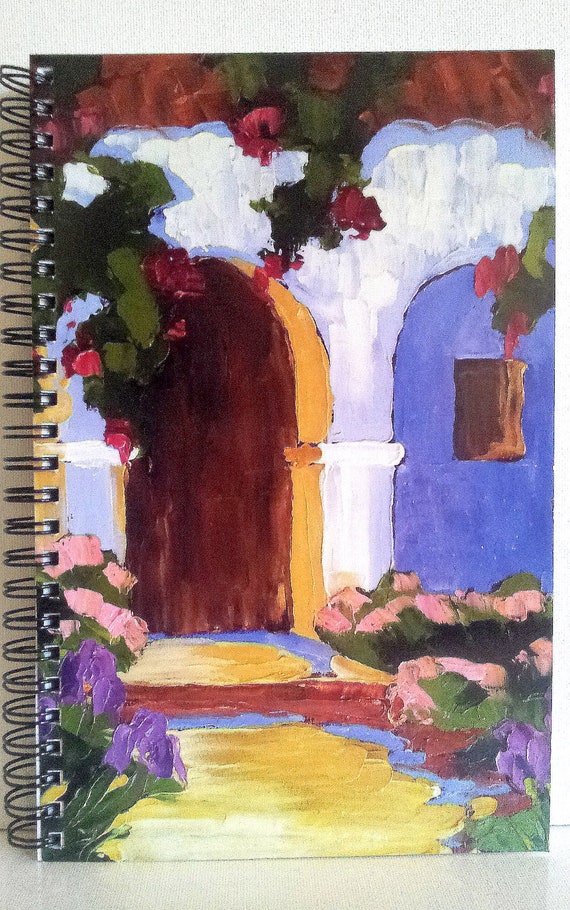 Items similar to Notebook Journal Diary MISSION GARDEN ARCHES 80 Pgs ...