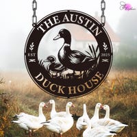 Custom Mallard Duck Metal Yard Stake, Personalized Duck Hunting Stake ...
