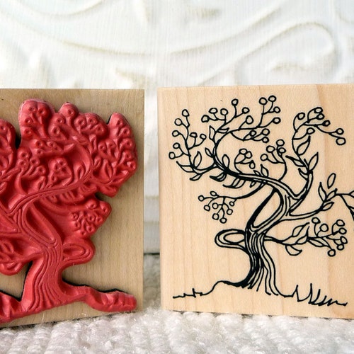 Celtic Tree of Life Rubber Stamp From Oldislandstamps - Etsy