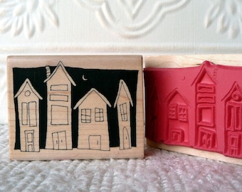 House Rubber Stamp | Etsy
