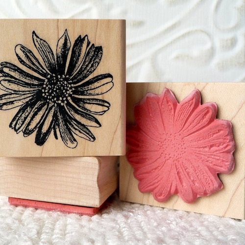 Rubber Stamp Vintage Garden Flower Stamps From Imaginations - Etsy