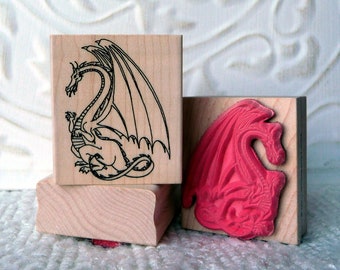 Dragon Stamp | Etsy