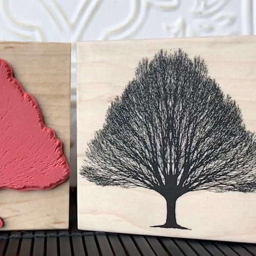 Weeping Willow Tree Rubber Stamp From Oldislandstamps - Etsy