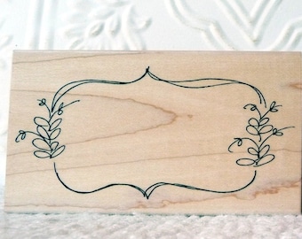 Frame Rubber Stamp - Etsy