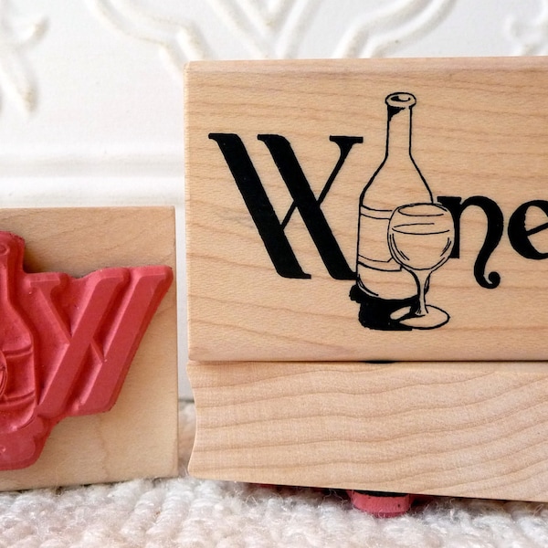 Wine Stamp - Etsy
