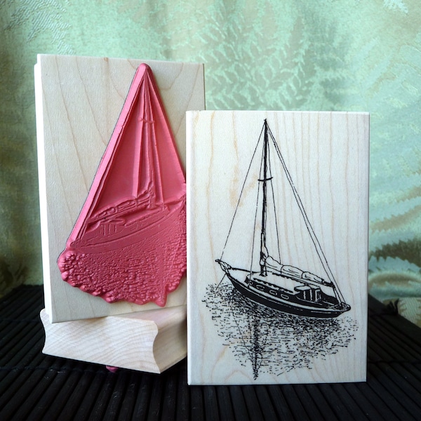 Sailboat Stamp - Etsy