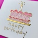 Happy Birthday Cake Rubber Stamp From Oldislandstamps - Etsy