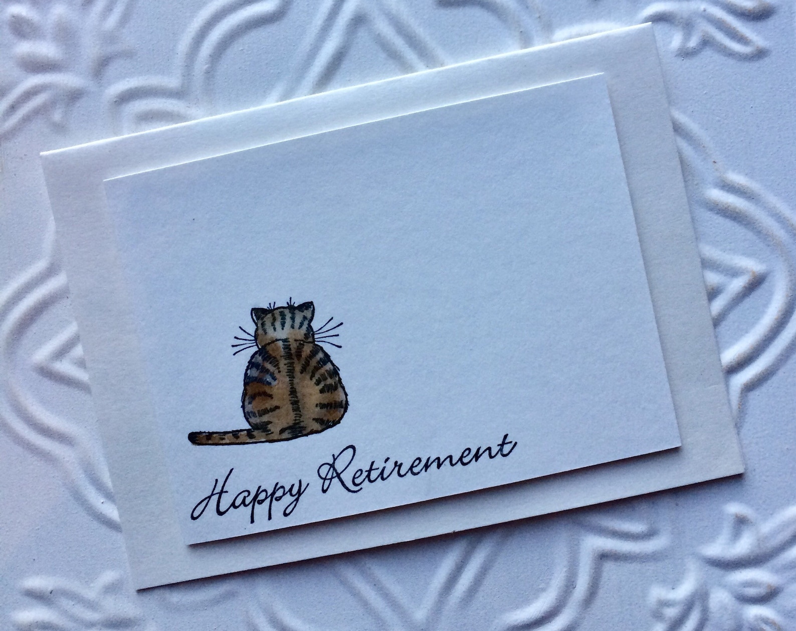 Happy Retirement Rubber Stamp From Oldislandstamps - Etsy
