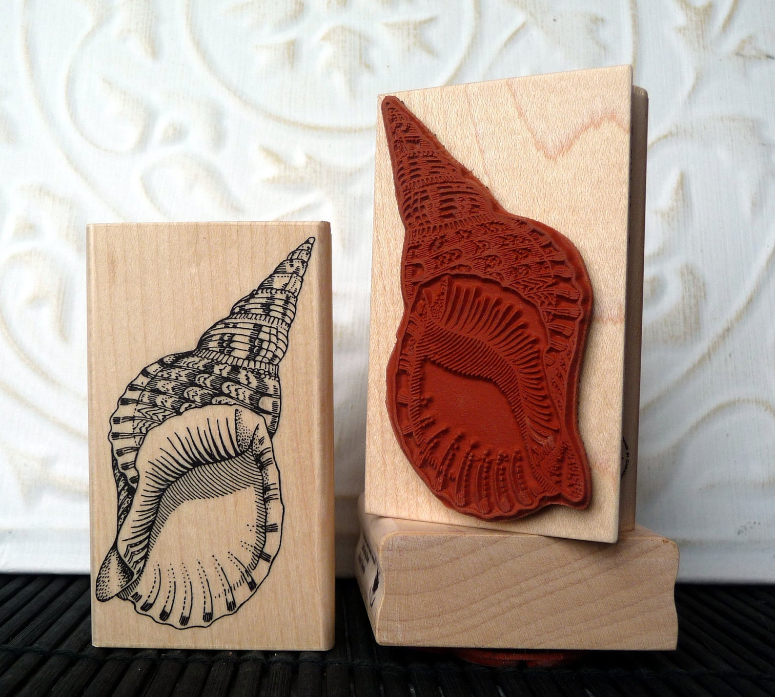 Shell Rubber Stamp From Oldislandstamps - Etsy