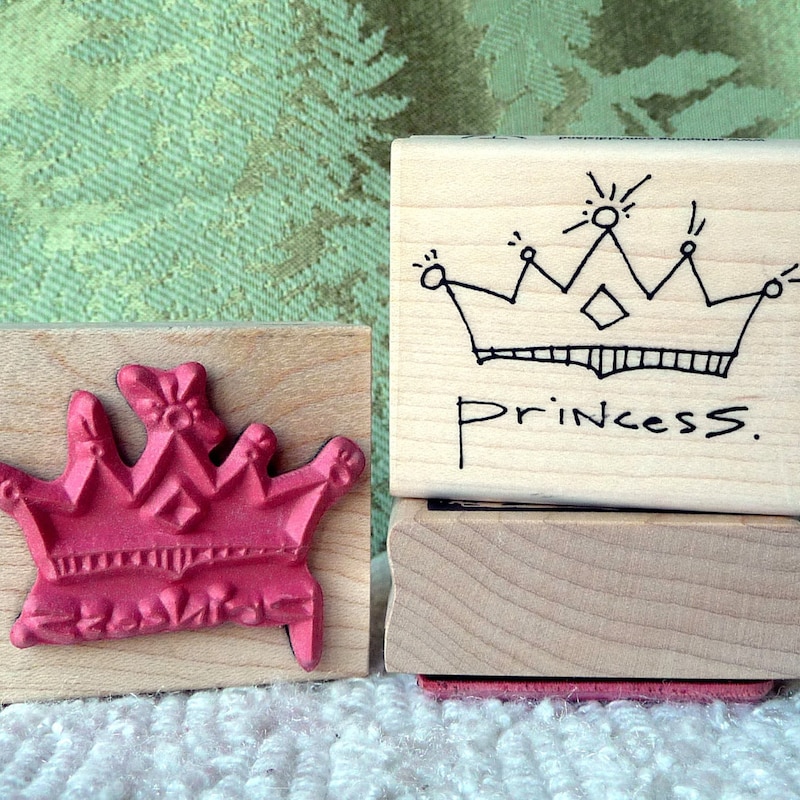 Crown Stamp - Etsy
