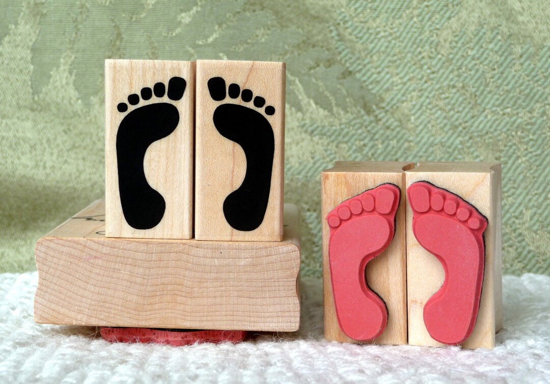 Bare Feet Rubber Stamps From Oldislandstamps - Etsy