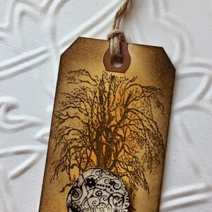 Spooky Tree Rubber Stamp From Oldislandstamps - Etsy