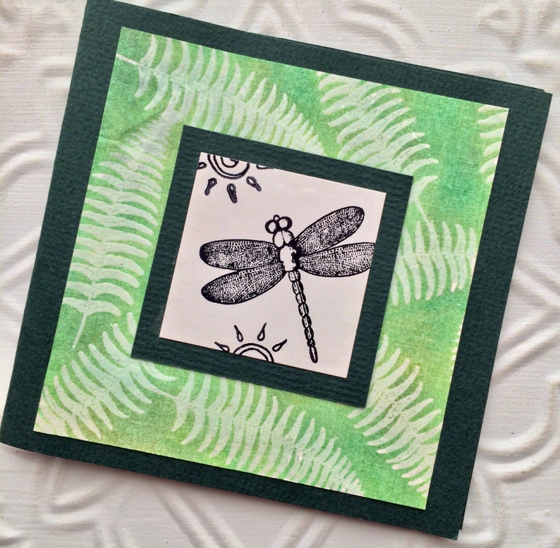 Dragonfly Rubber Stamp From Oldislandstamps - Etsy