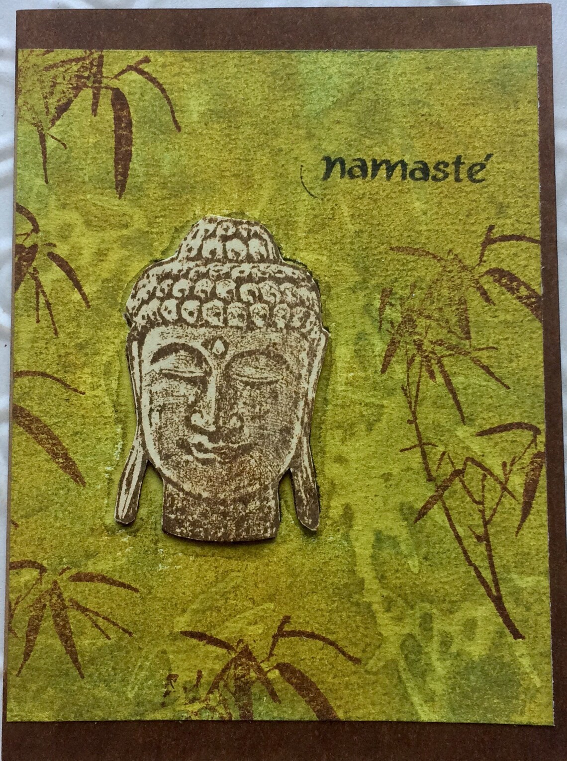 Zen Buddha Rubber Stamp From Oldislandstamps - Etsy