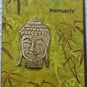 Zen Buddha Rubber Stamp From Oldislandstamps - Etsy