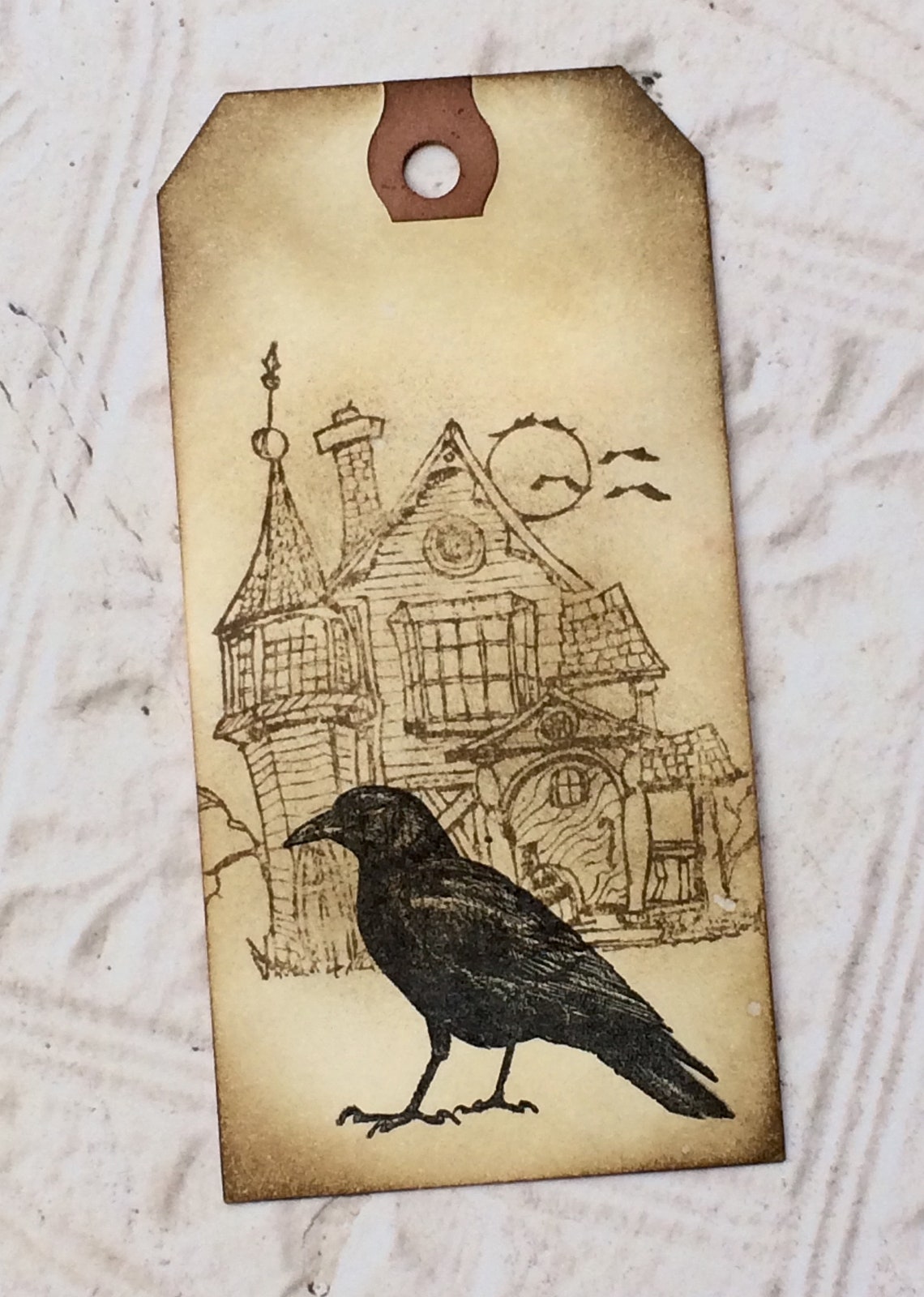 Common Crow Rubber Stamp From Oldislandstamps - Etsy