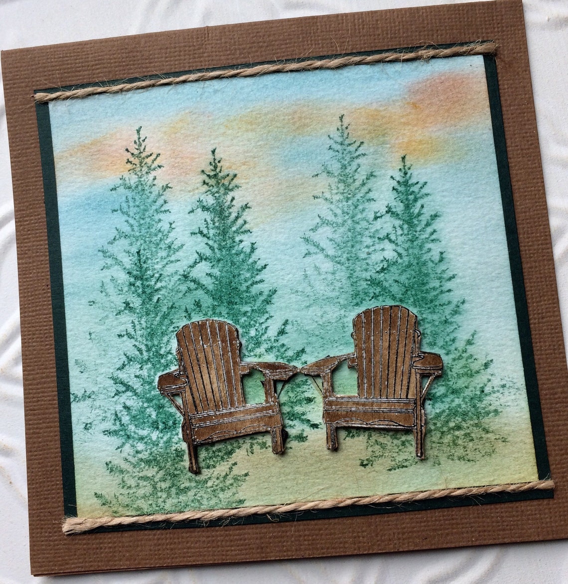 Adirondack Chairs Rubber Stamp From Oldislandstamps - Etsy