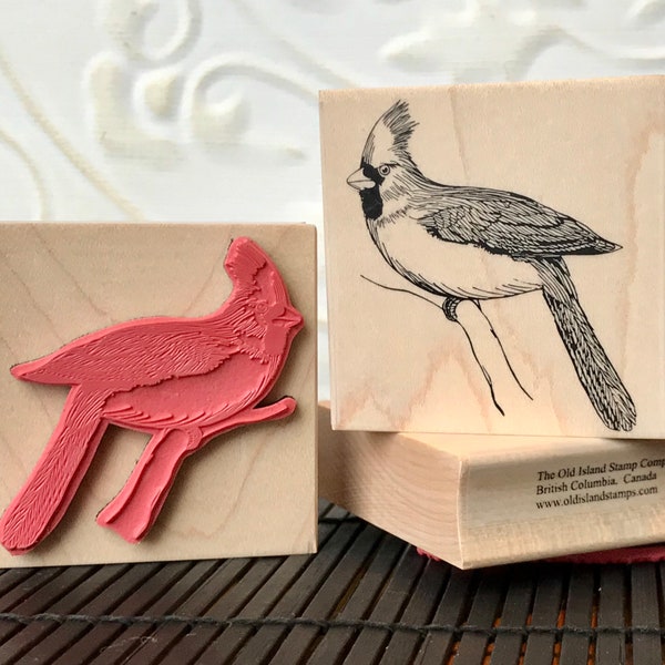 Cardinal Stamp - Etsy