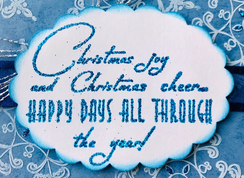 Christmas Joy Verse Rubber Stamp From Oldislandstamps - Etsy