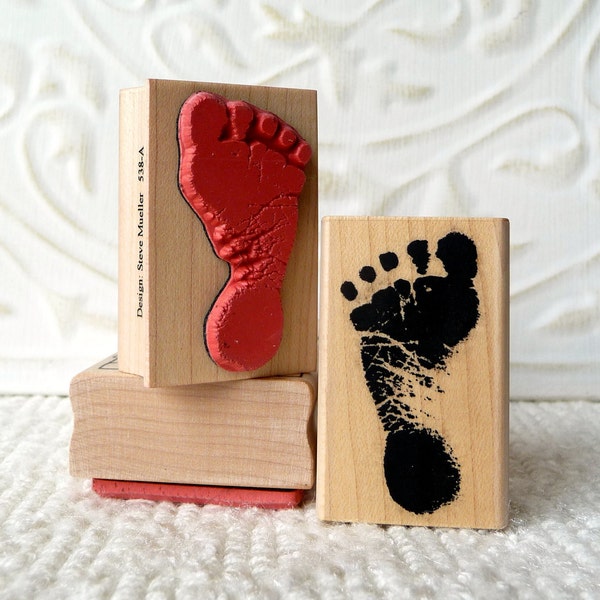 Baby Foot Stamp - Etsy