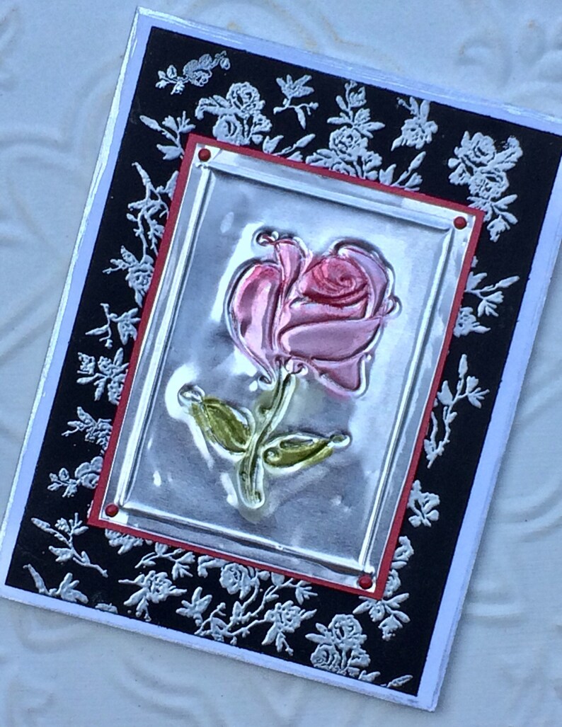 Rose to Behold Rubber Stamp From Oldislandstamps - Etsy