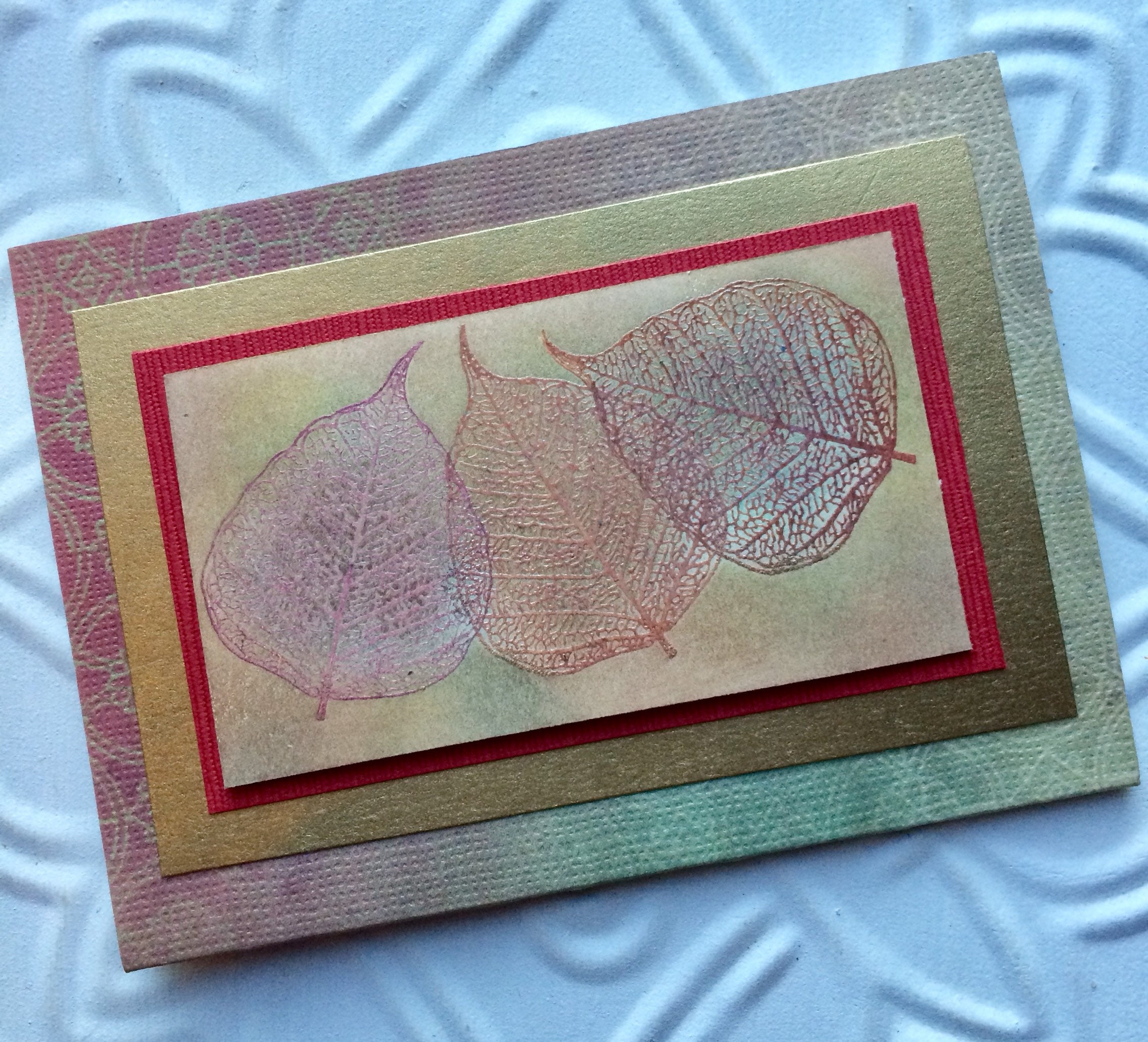 Skeleton Leaf Rubber Stamp From Oldislandstamps - Etsy