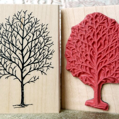 Weeping Willow Tree Rubber Stamp From Oldislandstamps - Etsy